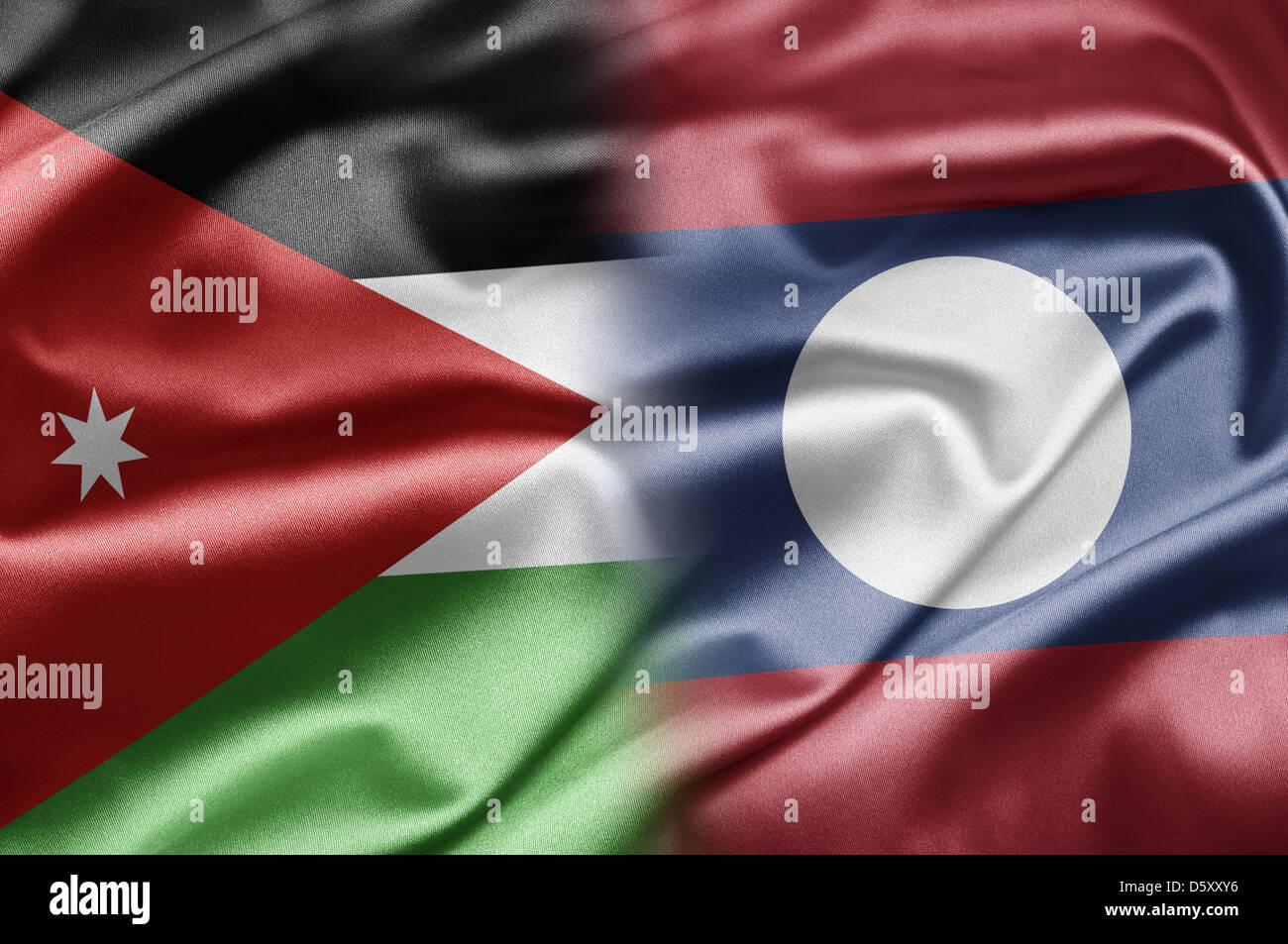 Jordan and Laos Stock Photo - Alamy