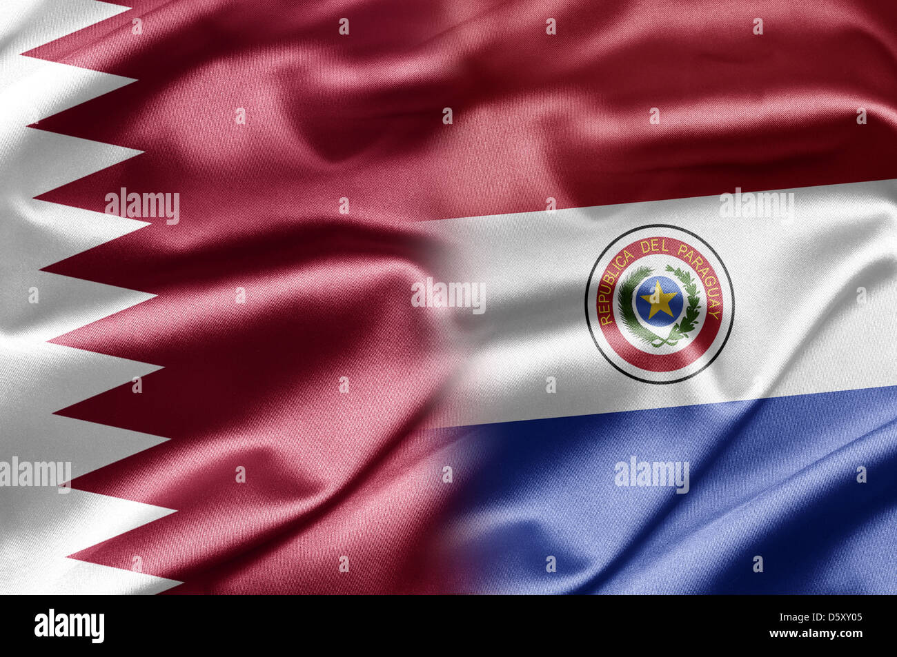 Qatar and Paraguay Stock Photo - Alamy