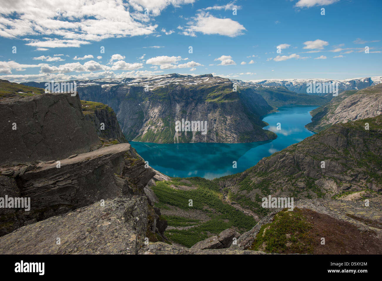 Trolltunga, Troll's tongue rock, Norway Stock Photo - Alamy