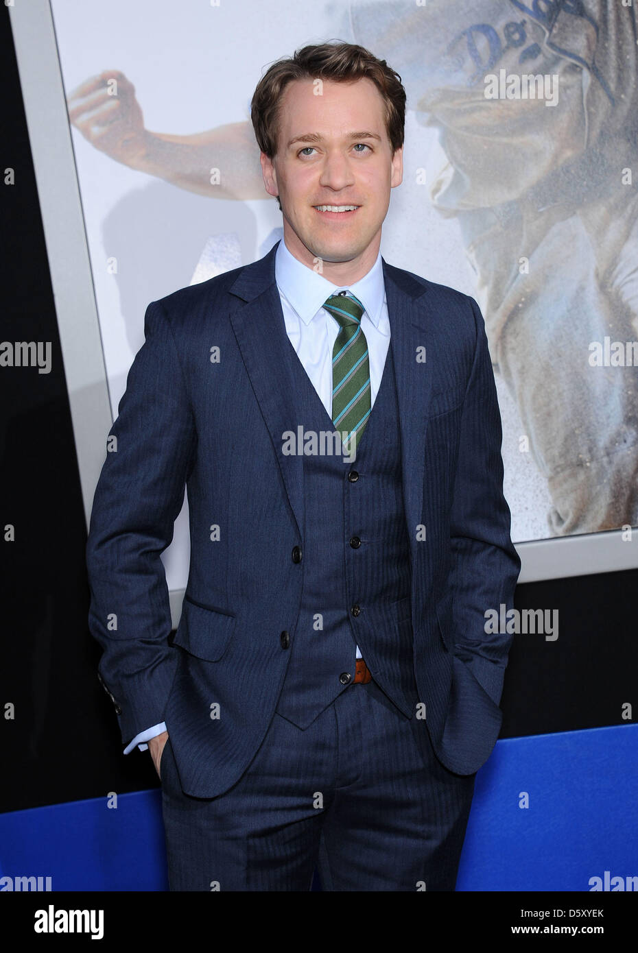 Hollywood, California, USA. 9th April 2013. T.R. Knight arrives for the ...