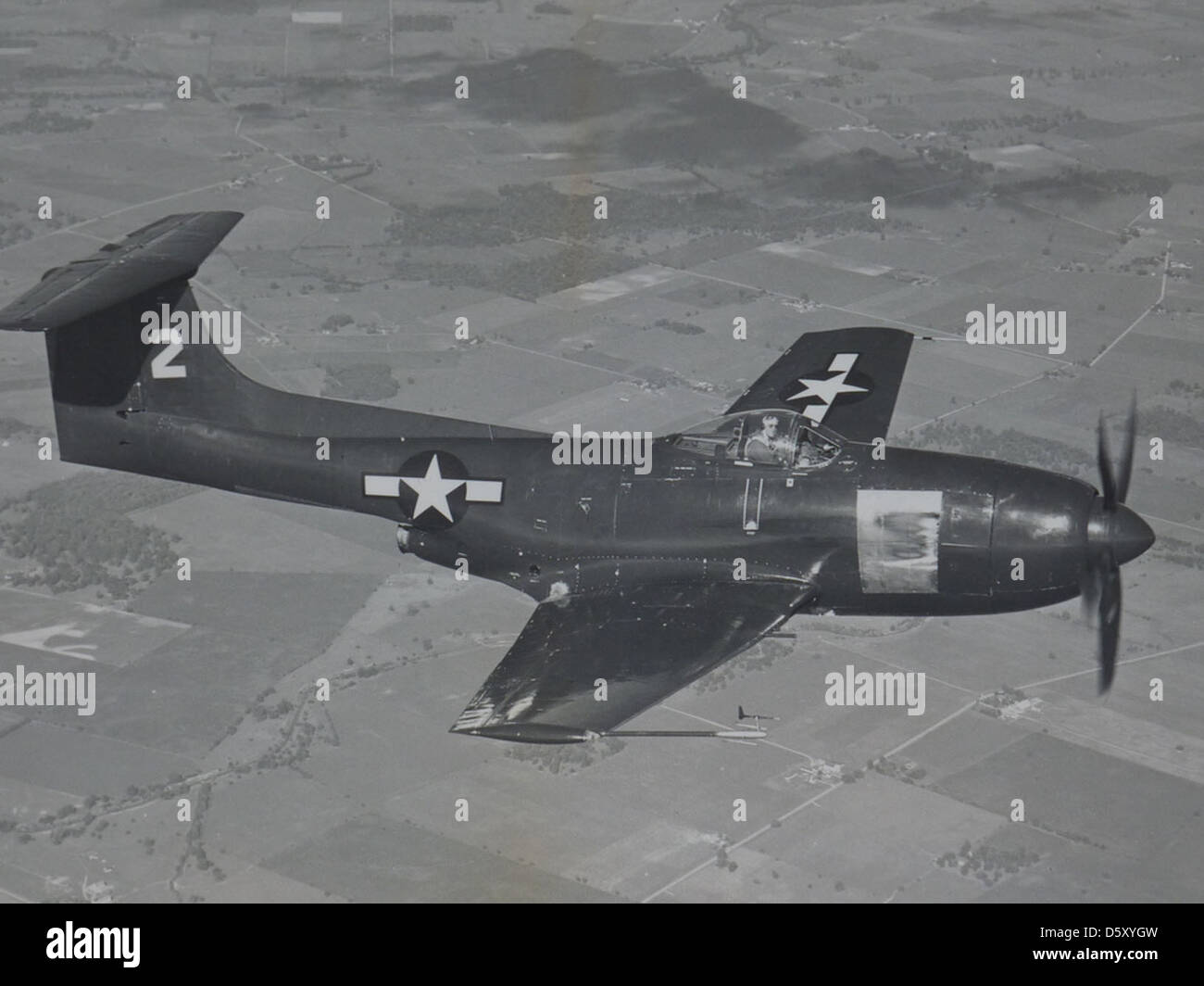 Curtiss XF15C-1 mixed-propulsion fighter prototype Stock Photo - Alamy