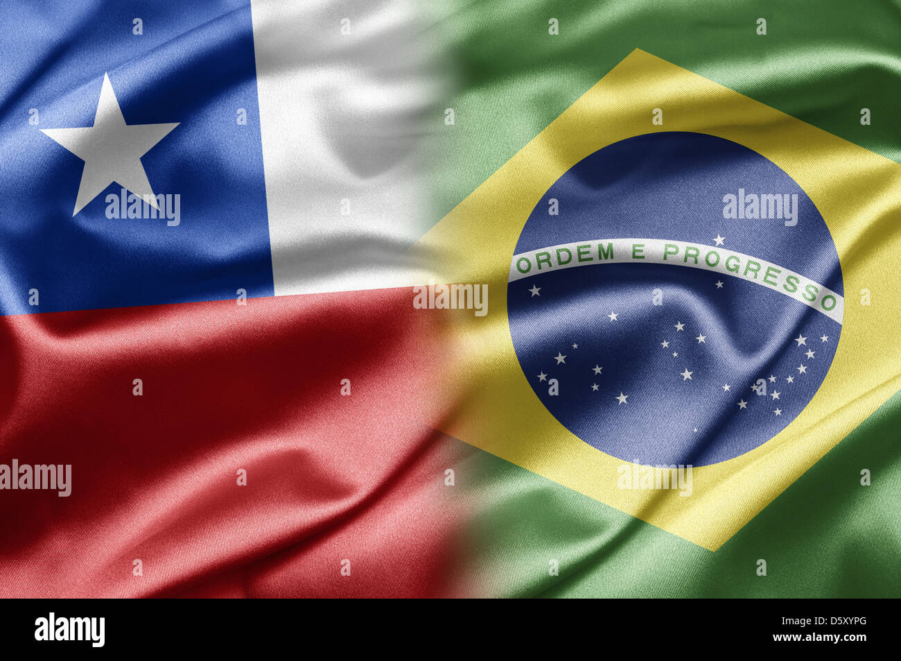 Chile brazil flag hi-res stock photography and images - Alamy
