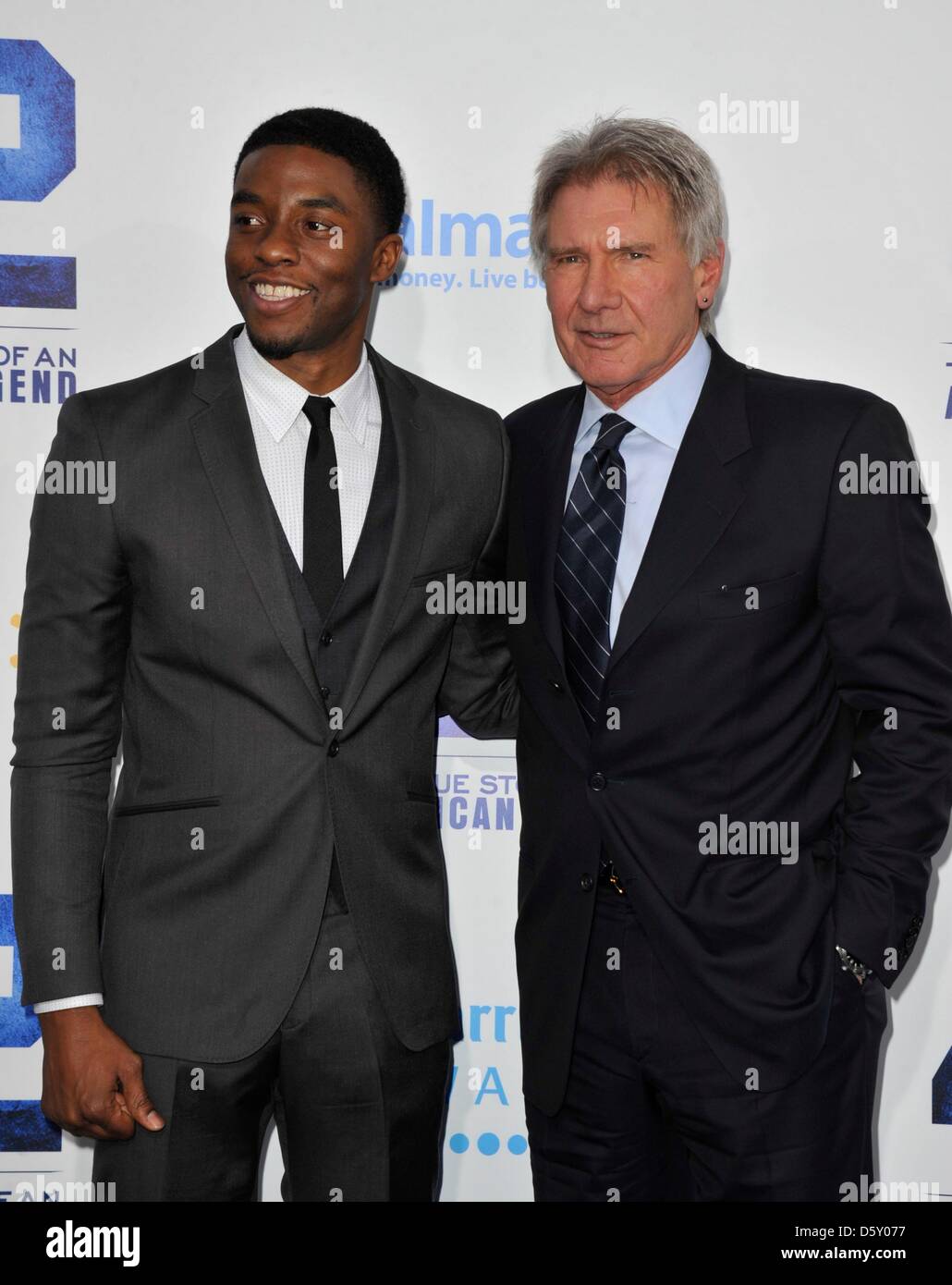 Harrison ford chadwick boseman 42 hi-res stock photography and images ...