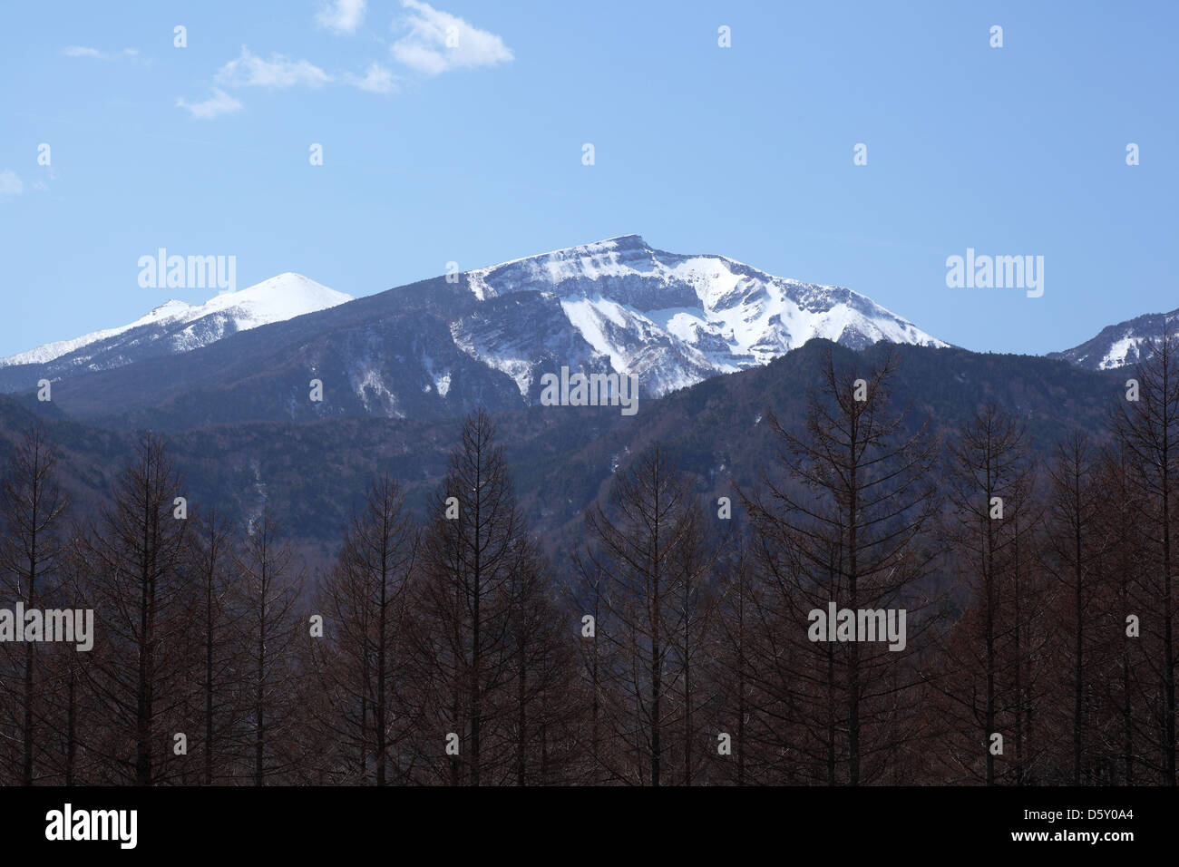 Winter of Mt. Ioudake, yatsugatake, Nagano, Japan Stock Photo - Alamy