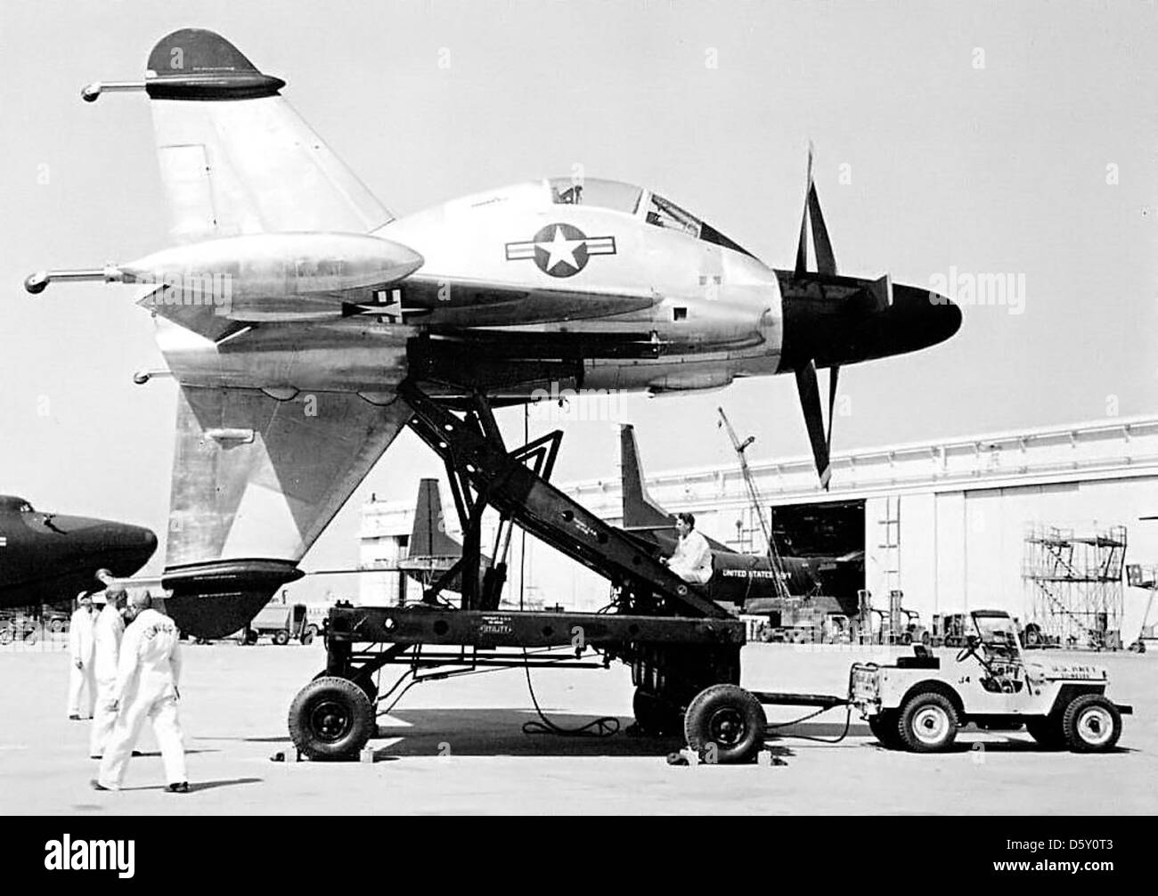 The Canvair XFY-1 Pogo was a prototype VTOL (Vertical Take-Off and ...