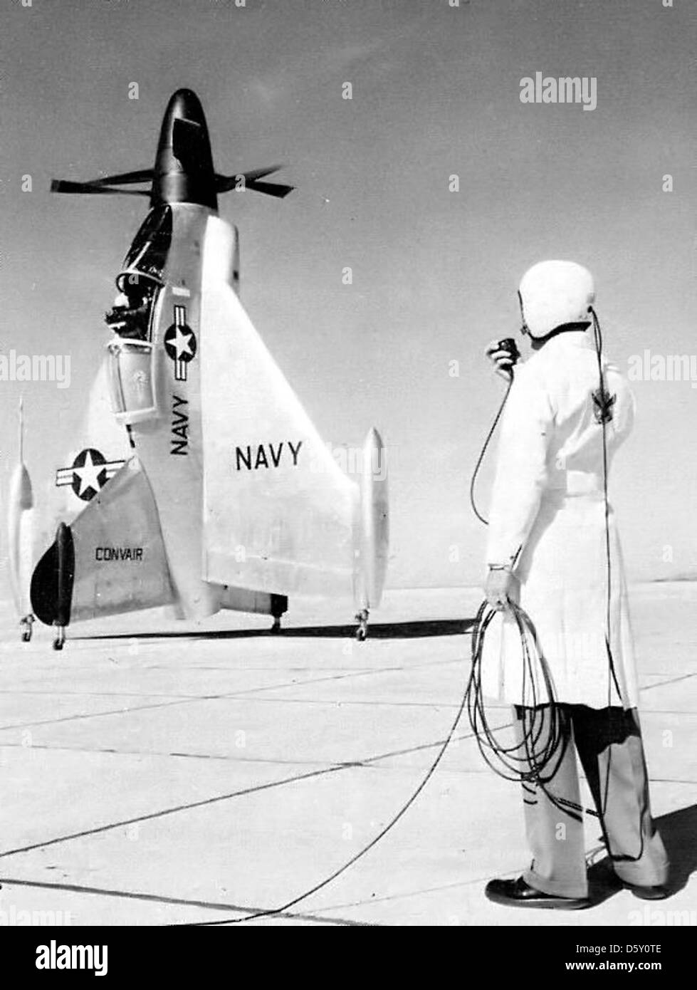 The Canvair XFY-1 'Pogo' was a prototype VTOL (Vertical Take-Off and ...