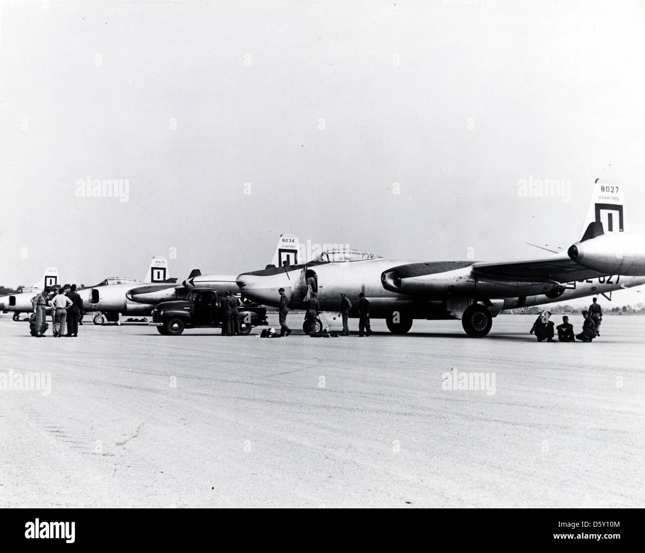 The jet-powered North American RB-45C "Tornados" supplemented the ...