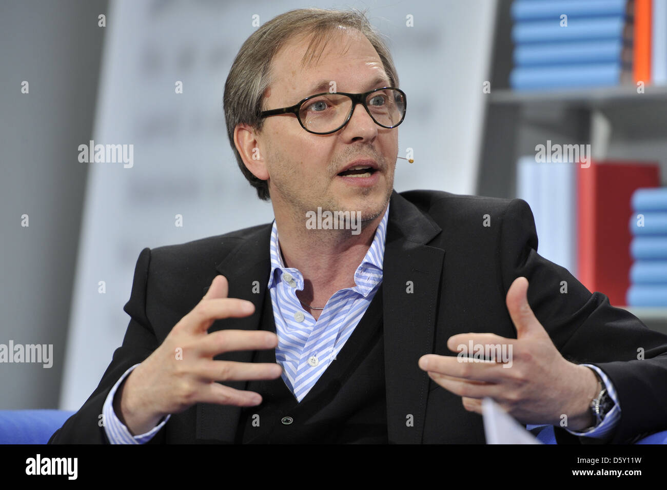 Oliver Michael Dittrich aka Olli Dittrich at Leipzig Book Fair. Leipzig ...