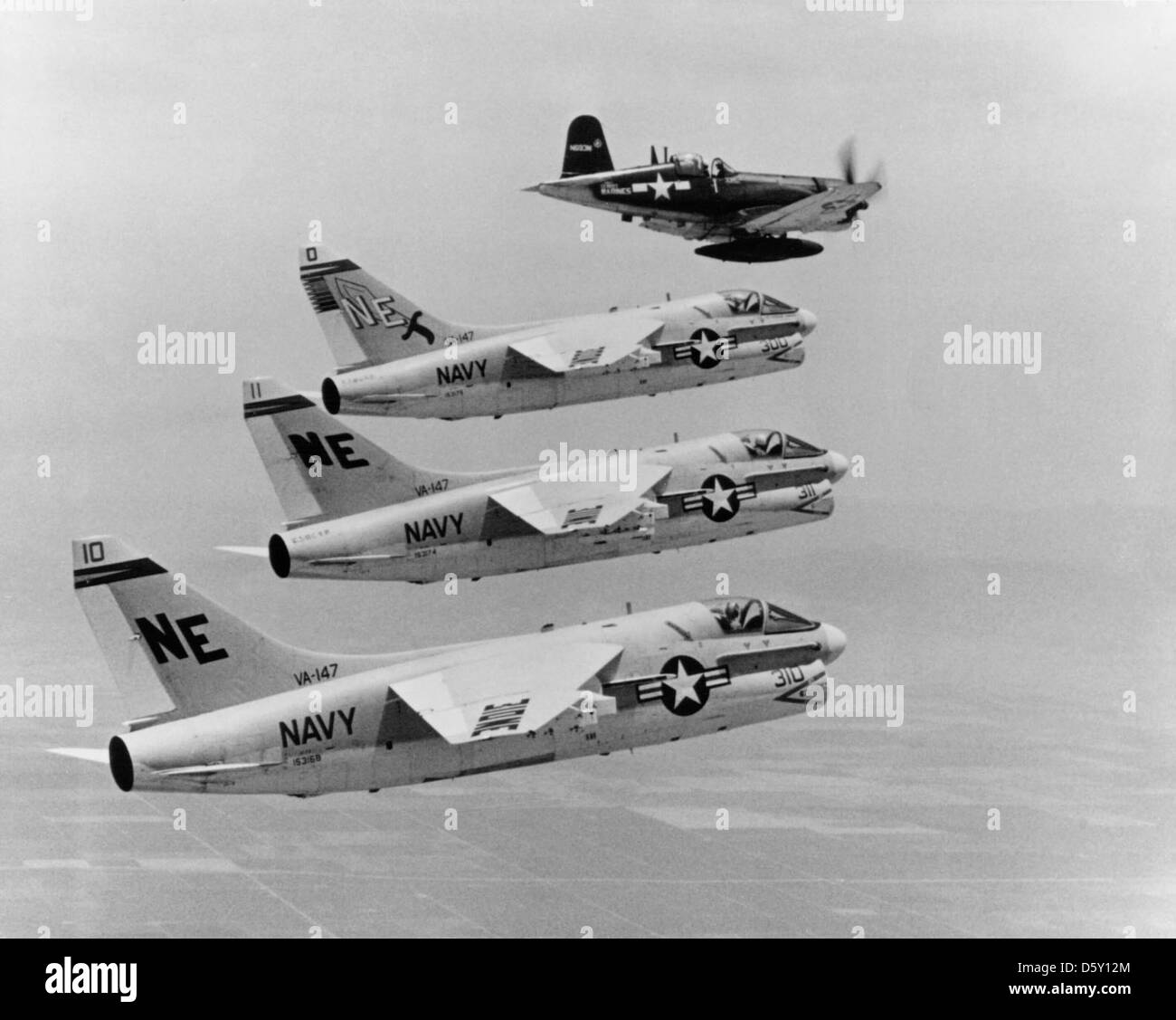 Vought f4u corsair Black and White Stock Photos & Images - Alamy