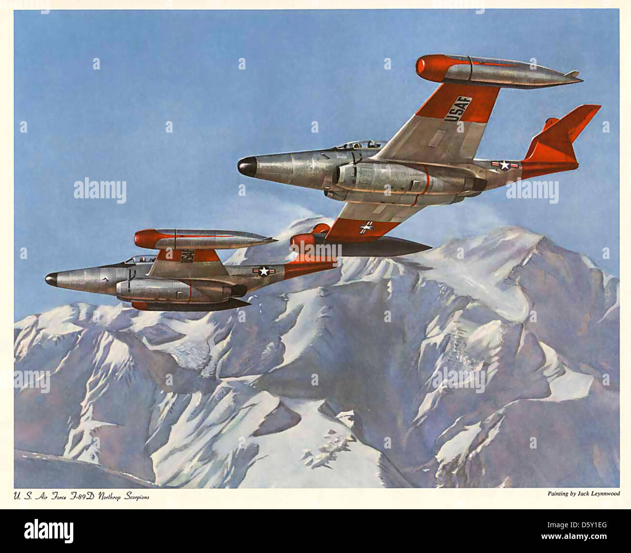 The Northrop F-89 'Scorpion' was an all-weather interceptor used by the ...
