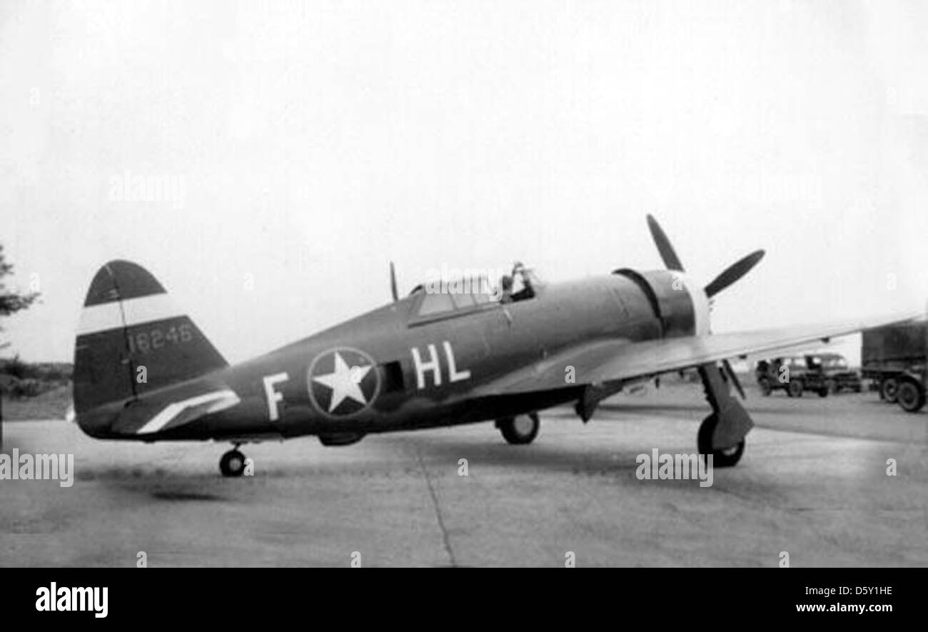 Republic p 47 thunderbolt Black and White Stock Photos & Images - Alamy