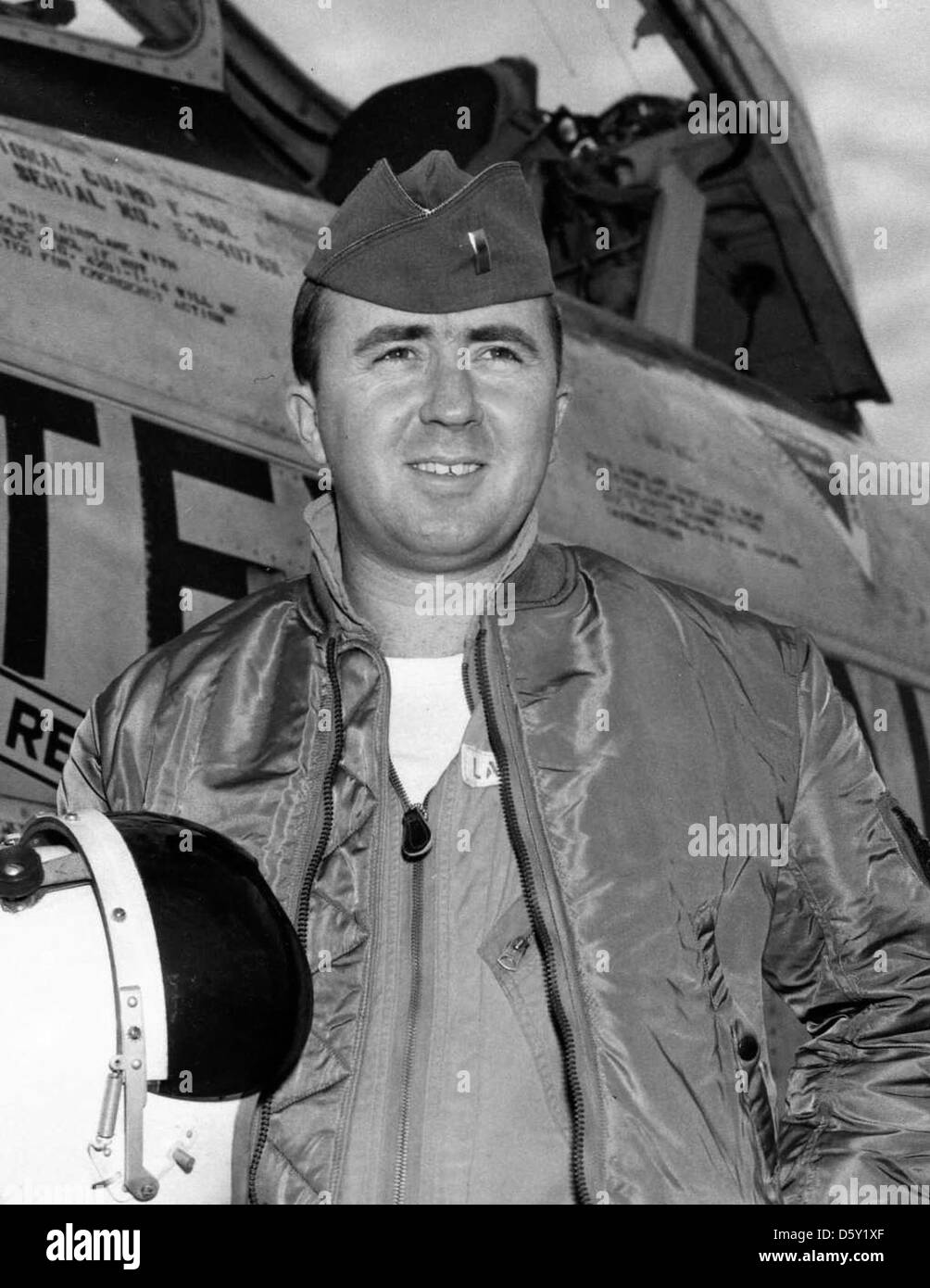North American F-86L "Sabre" pilot Stock Photo - Alamy