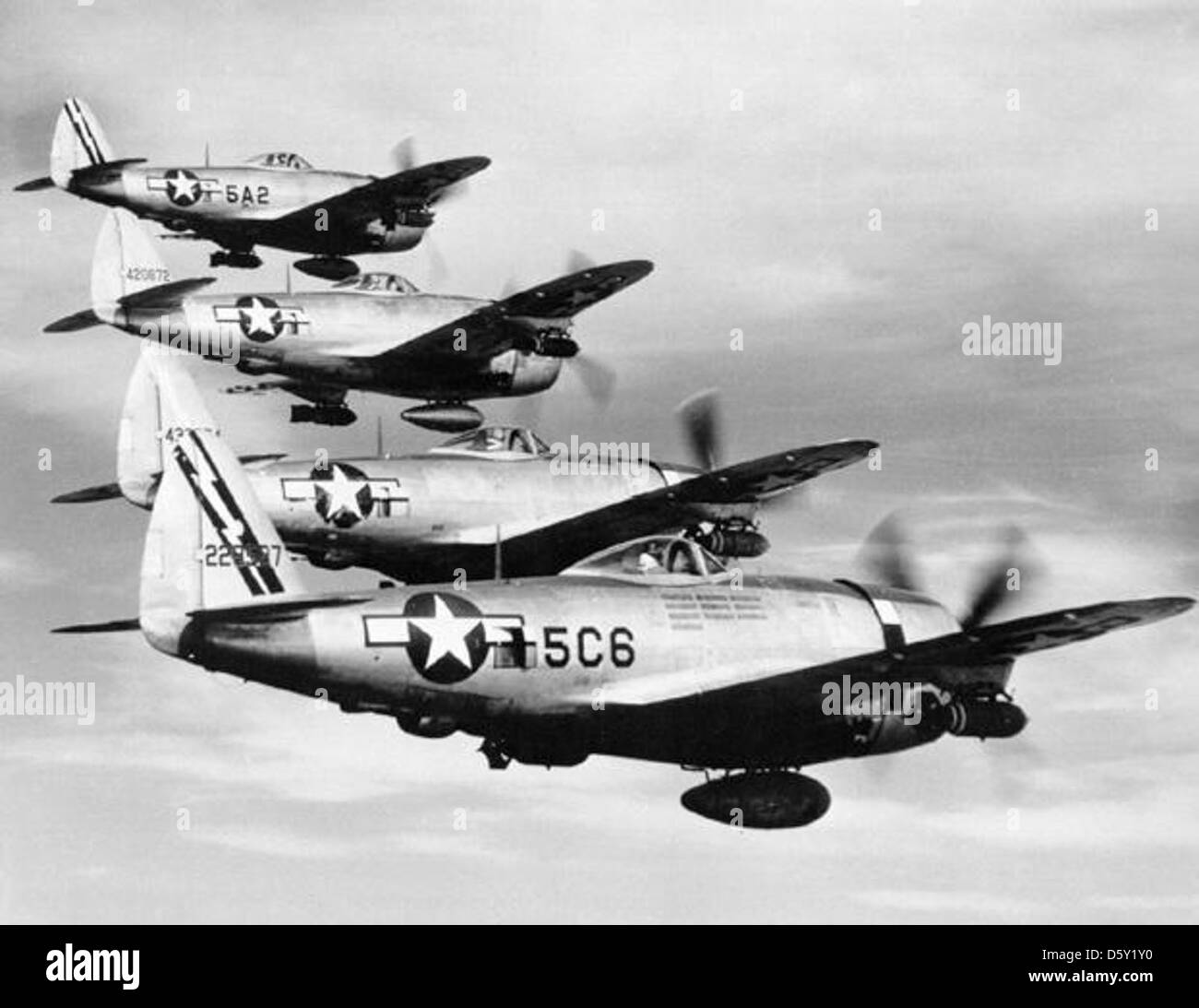 The Republic P-47 Thunderbolt, a World War II-era fighter aircraft, was ...