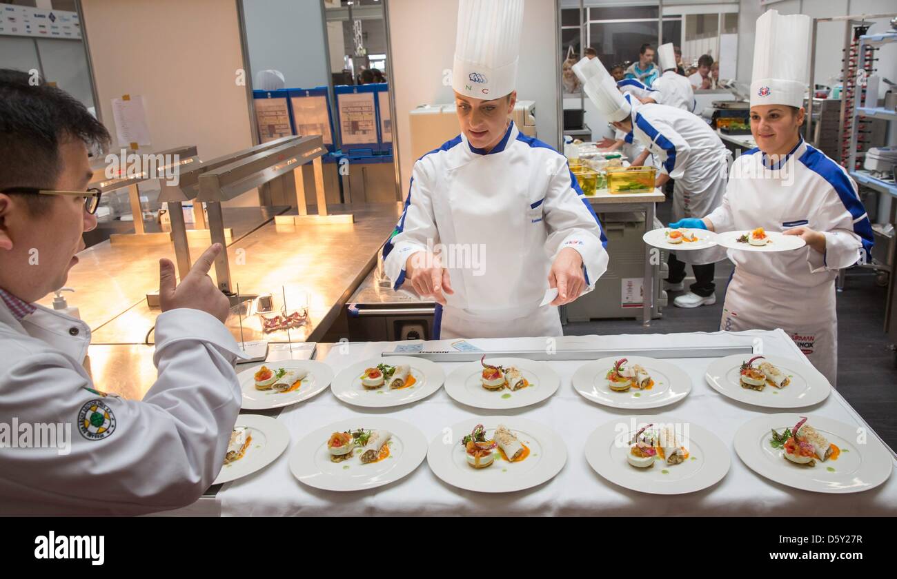 Chefs of the Italian youth national team compete in the 'Cooking ...