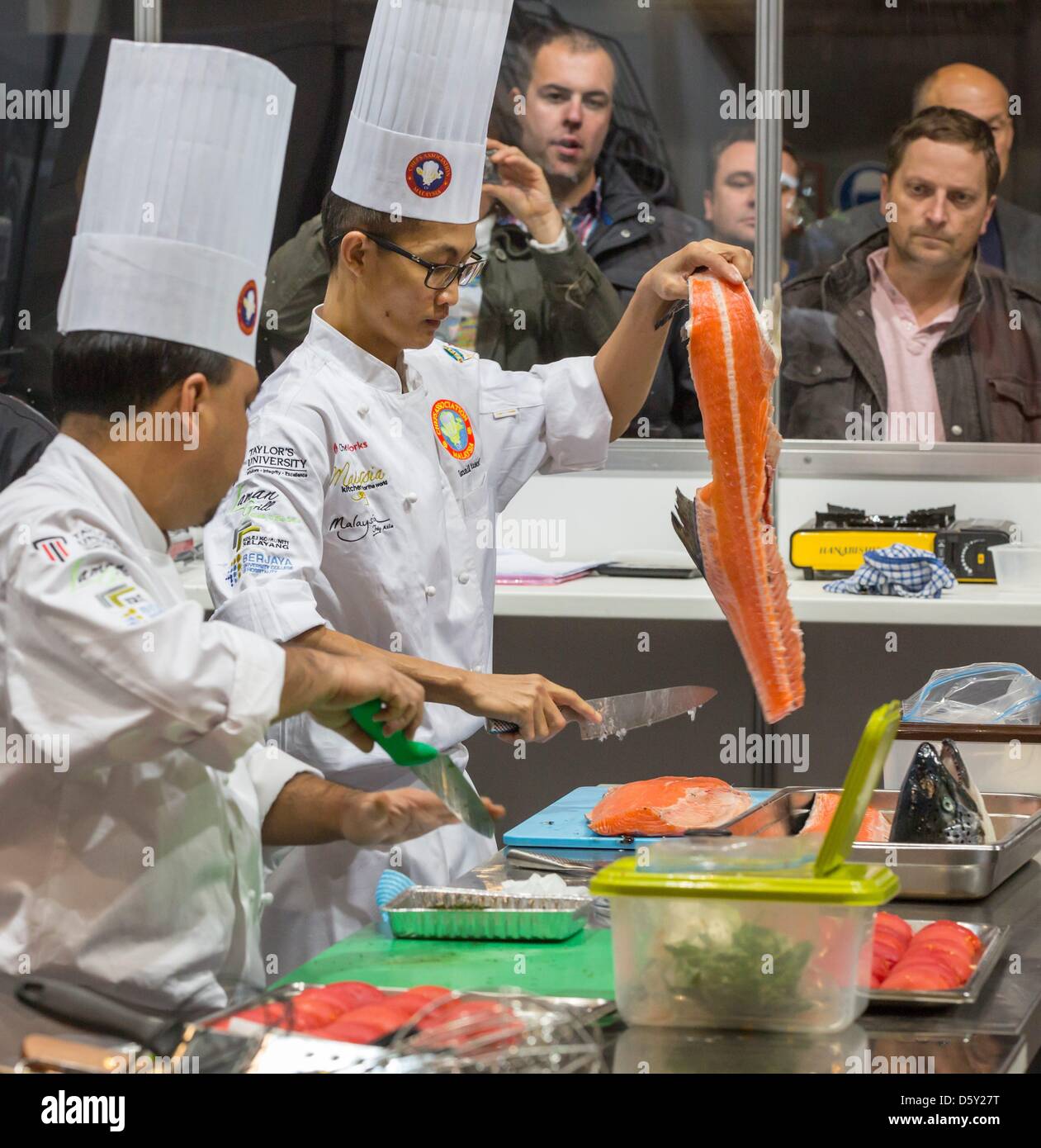 Chefs of the Malaysian national team compete in the 'Cooking Olympics ...