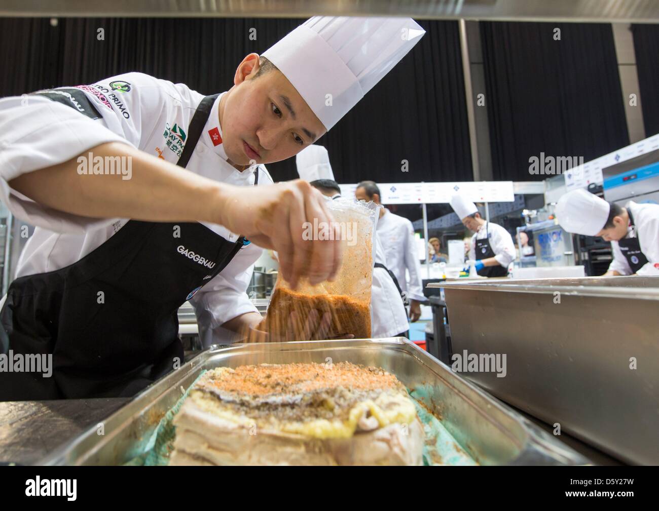 Chefs of the Hong Kong national team compete in the 'Cooking Olympics ...