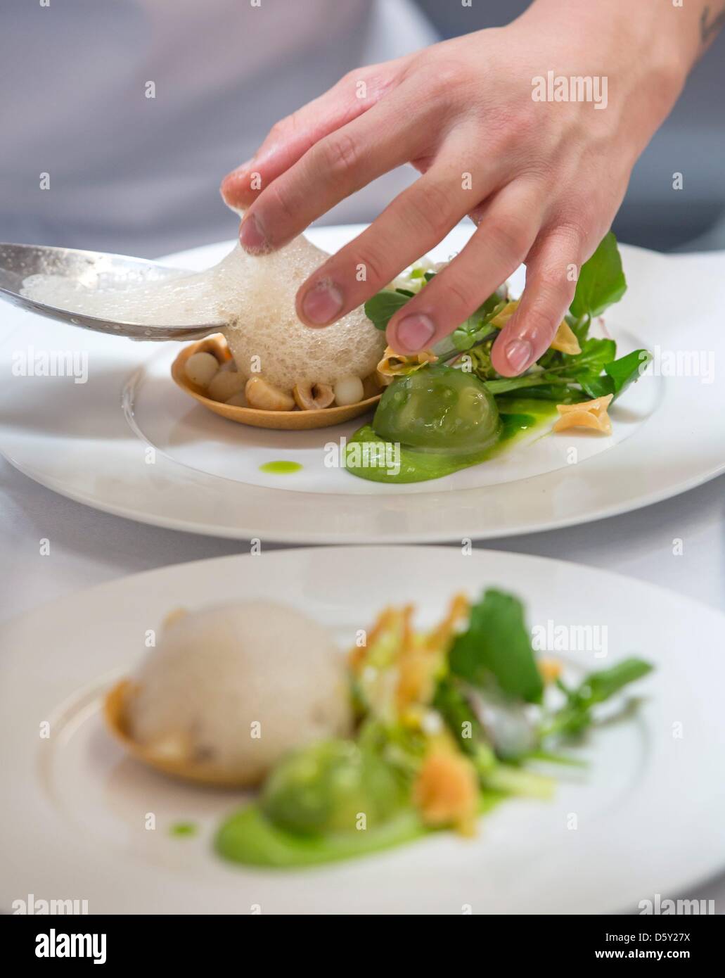 A chef of the Swedish youth national team competes in the 'Cooking ...