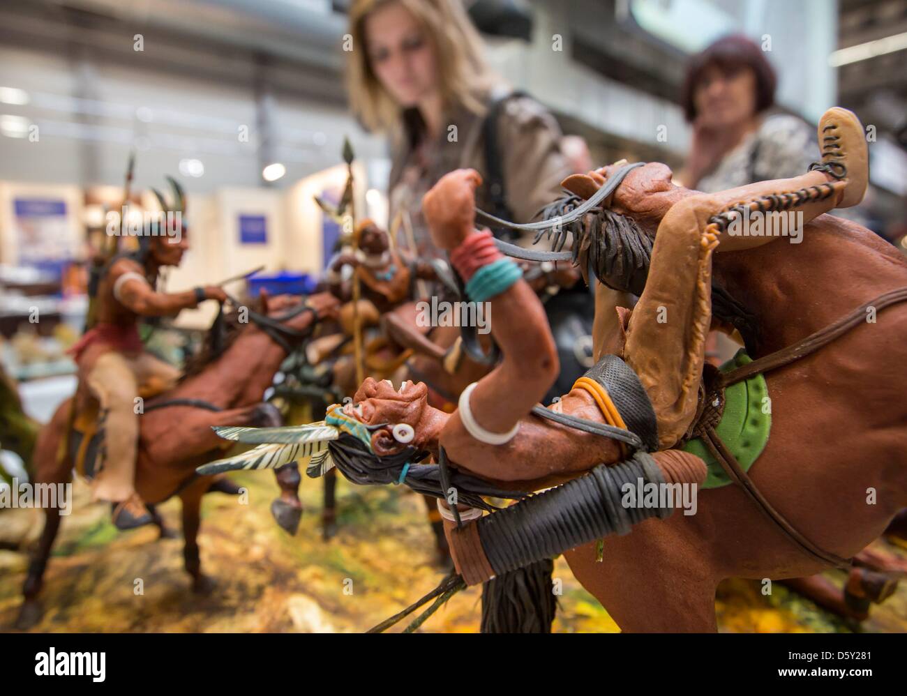 Visitors view a patisserie showpiece by the United Arab Emirates ...