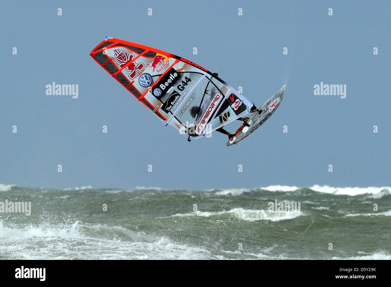 German windsurfer Philip Koester competes in the final of the ...