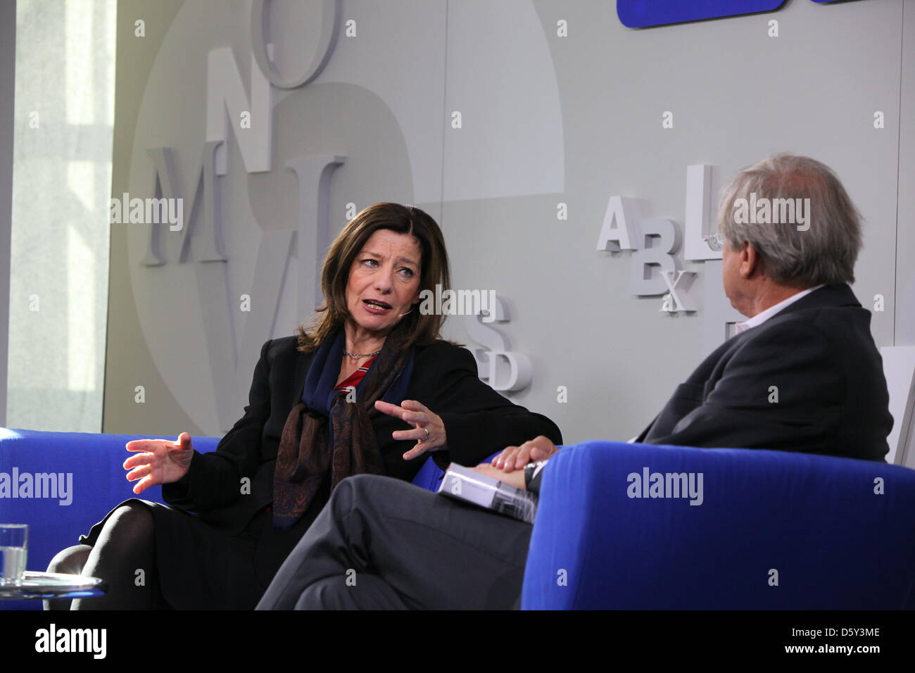 German writer Ursula Krechel talks to presenter Wolfgang Herles on the ...