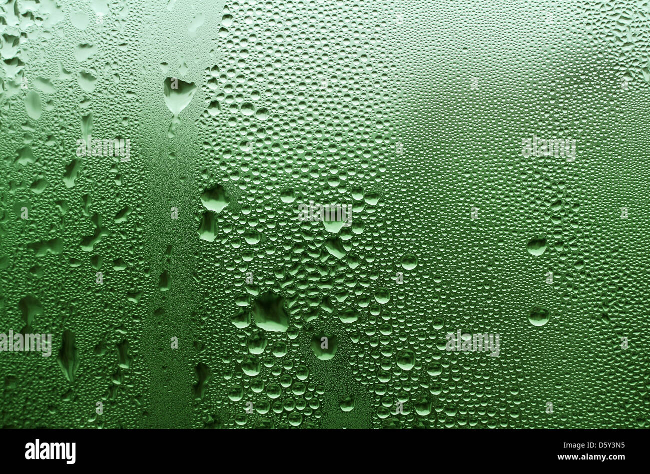 Natural water drops on glass Stock Photo - Alamy