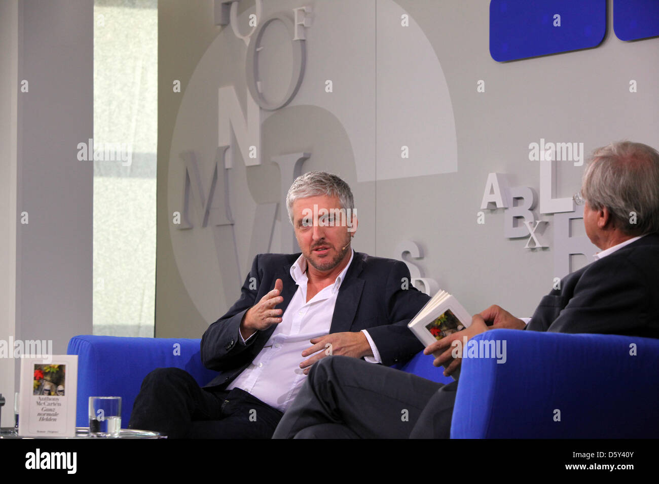 New Zealand author Anthony McCarten presents his book "In the Absence ...