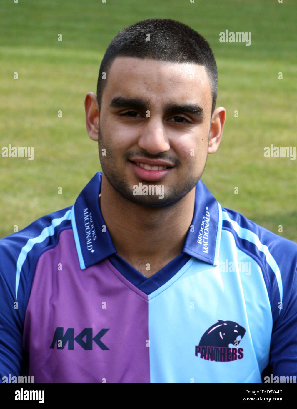 London, UK. 8th April 2013. Gurjit Sandhu of Middlesex County Cricket ...