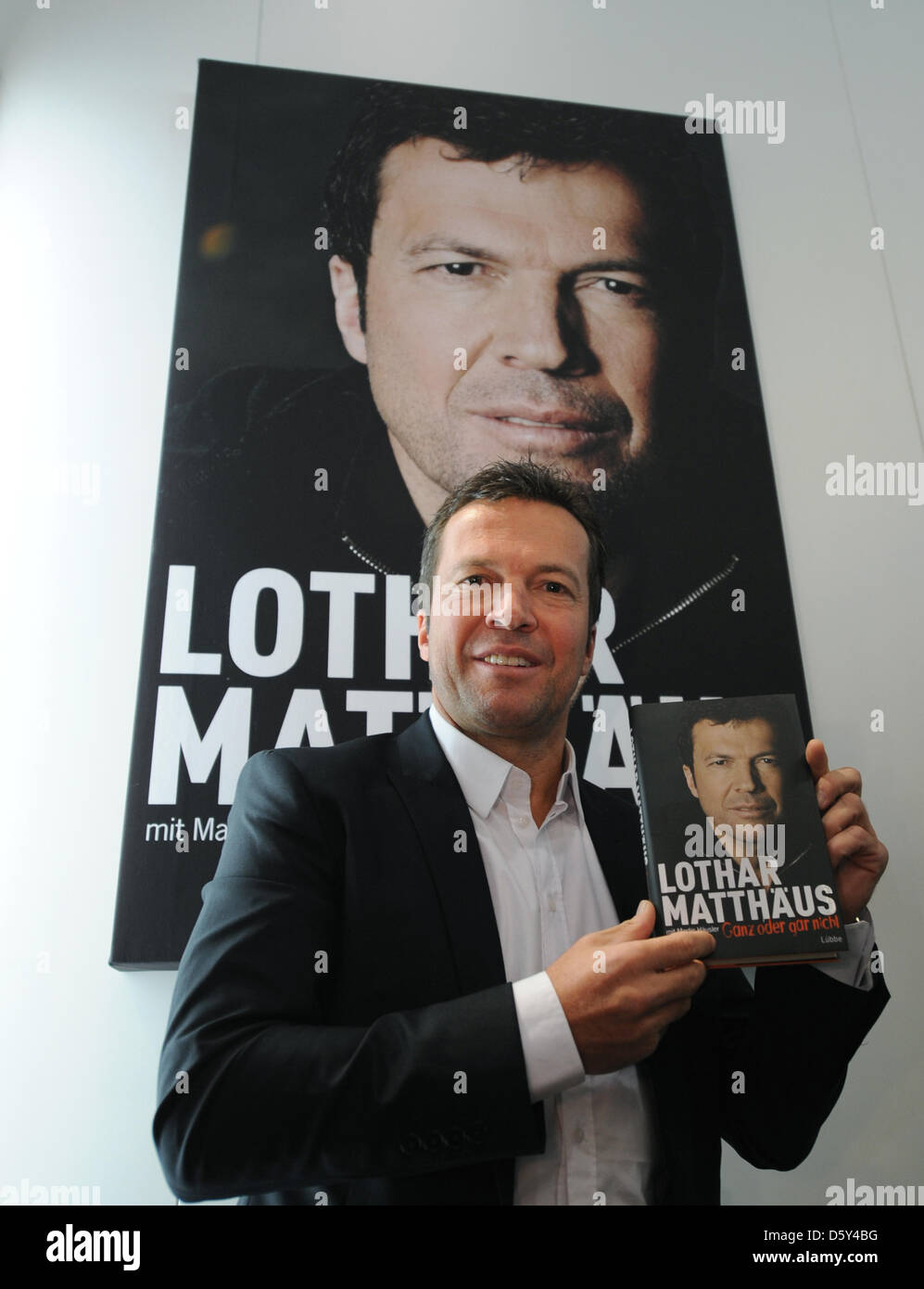 Former German national soccer player Lothar Matthaeus presents his new ...