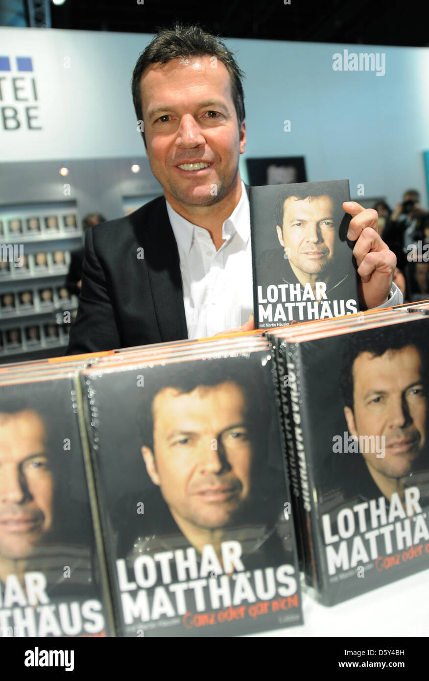 Former German national soccer player Lothar Matthaeus presents his new ...