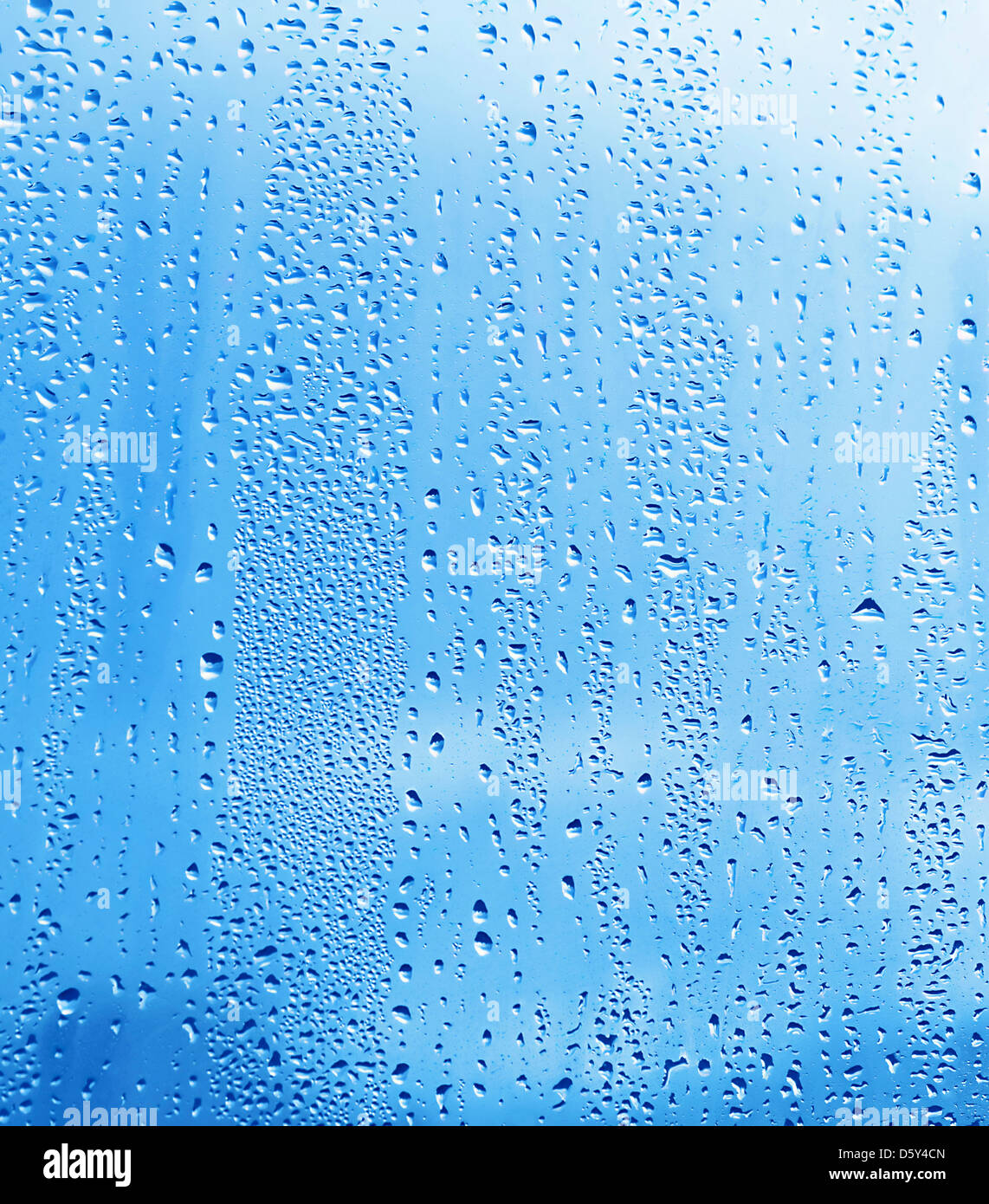 Natural water drop on glass Stock Photo - Alamy