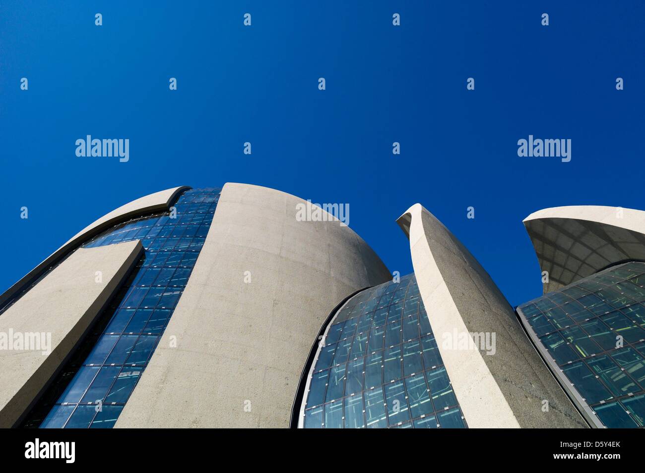 The construction site of the central mosque of the Turkish-Islamic ...