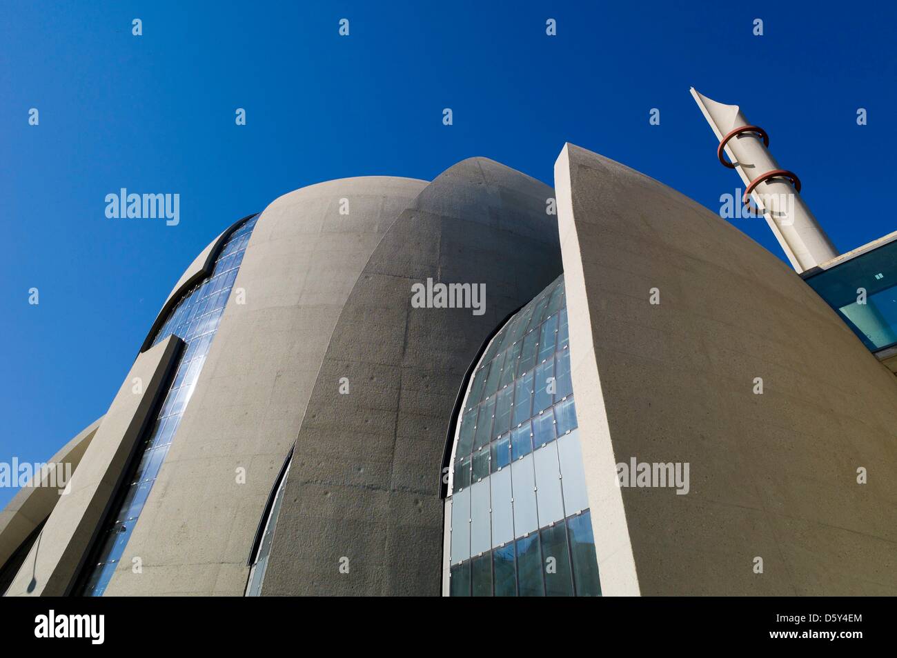 The construction site of the central mosque of the Turkish-Islamic ...