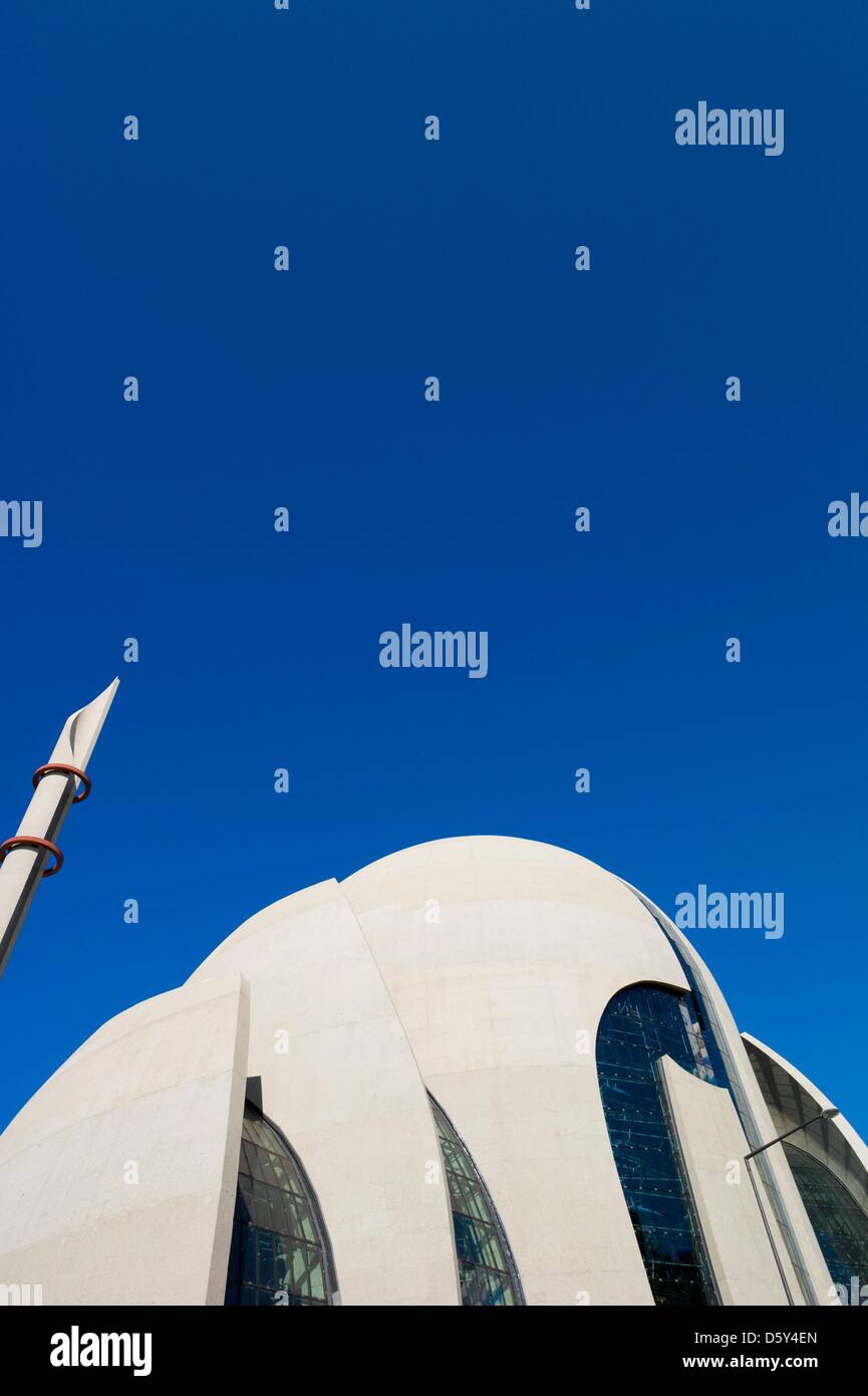 The construction site of the central mosque of the Turkish-Islamic ...