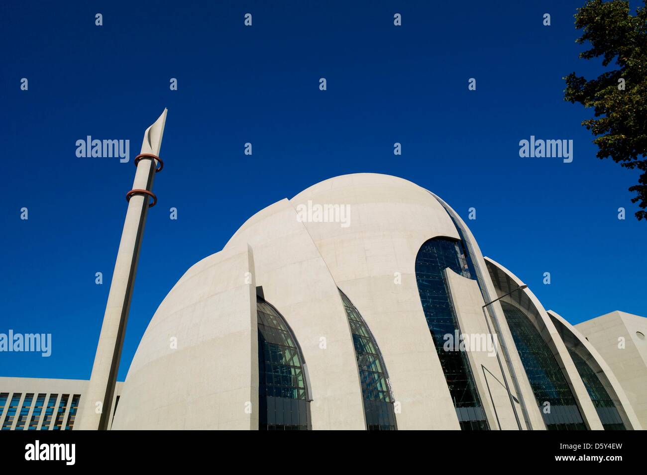 The construction site of the central mosque of the Turkish-Islamic ...