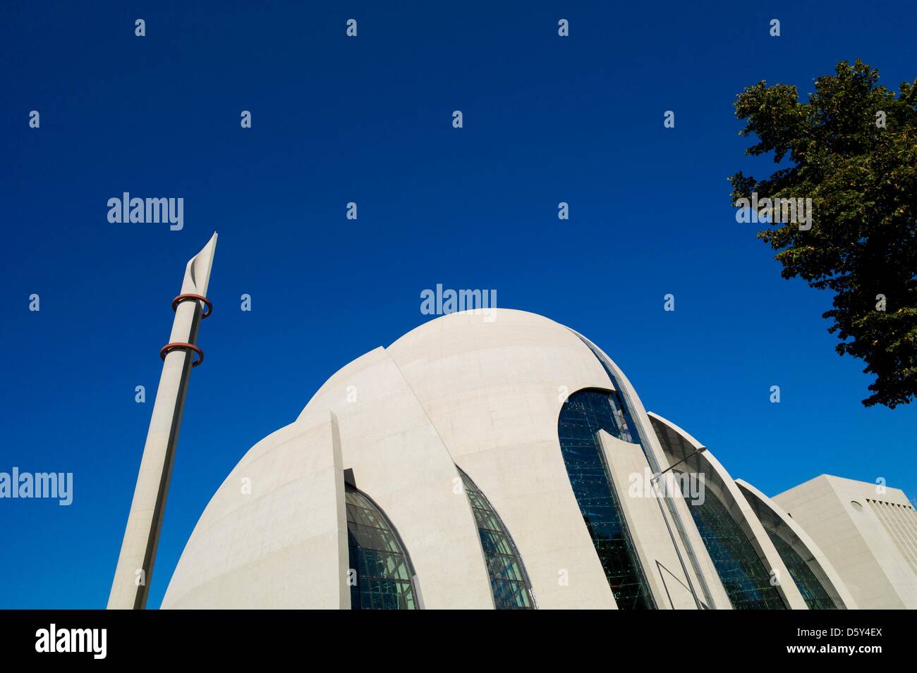 The construction site of the central mosque of the Turkish-Islamic ...