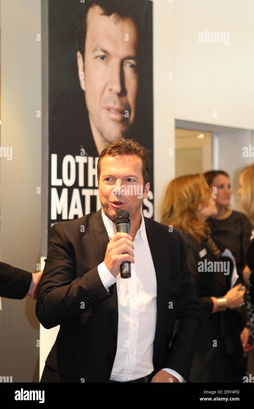 Former German national soccer player Lothar Matthaeus presents his new ...
