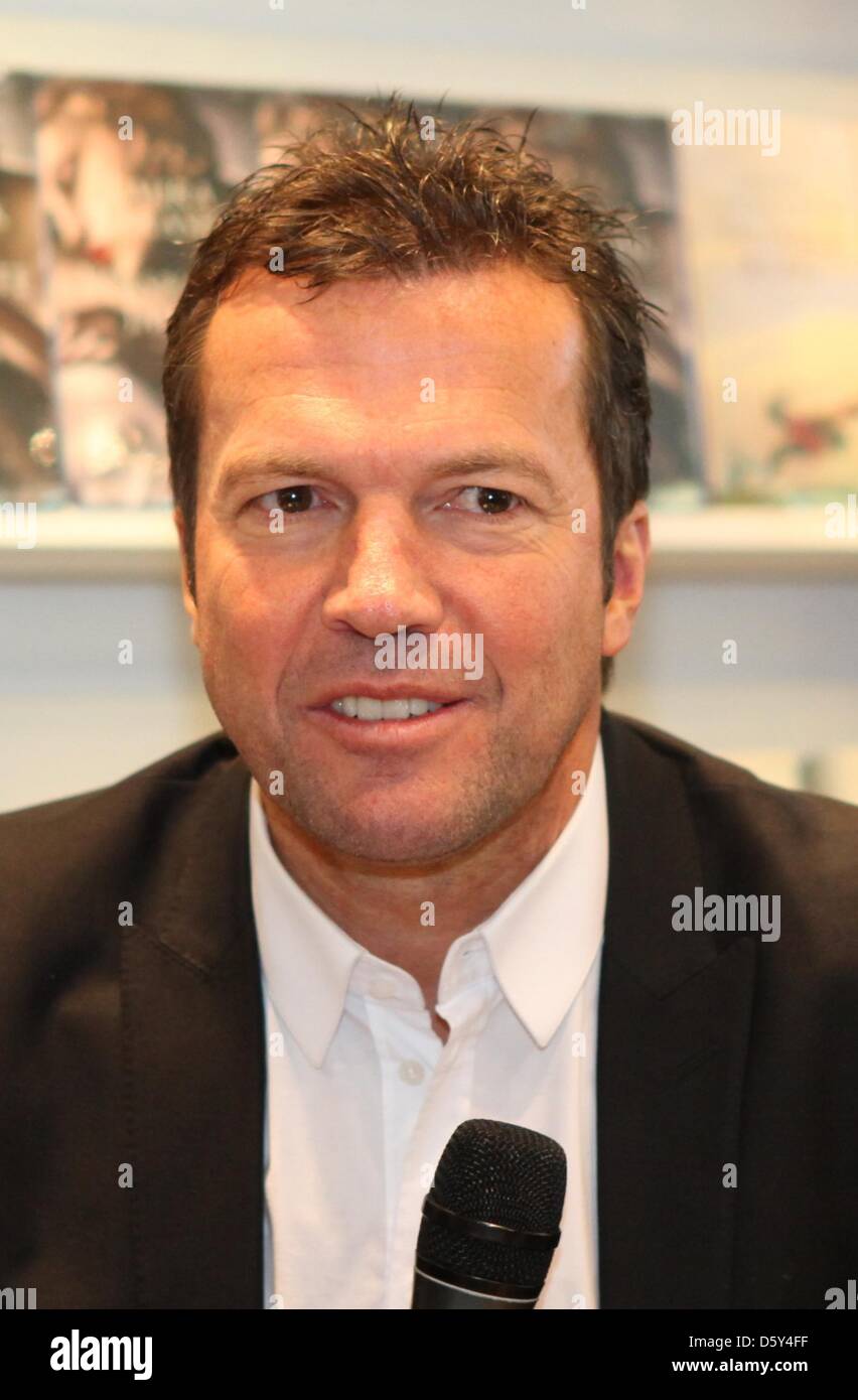 Former German national soccer player Lothar Matthaeus presents his new ...