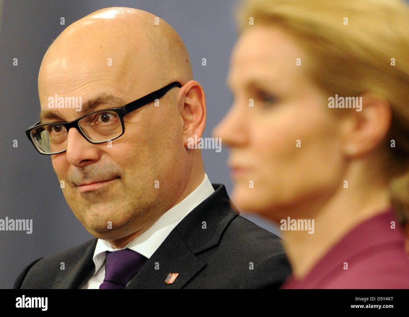 Premier of Schleswig-Holstein Torsten Albig (L) and Prime Minister of ...