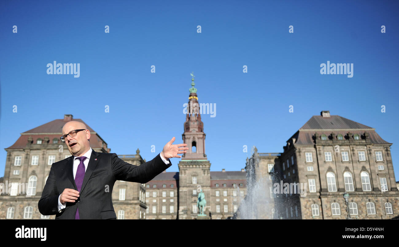 Premier of Schleswig-Holstein Torsten Albig stands in front of the ...