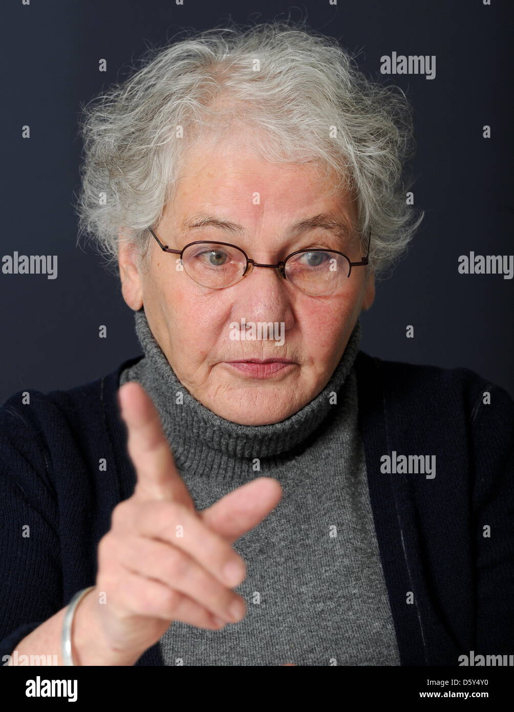 Christiane Nuesslein-Volhard, Nobel laureate in medicine, is pictured ...