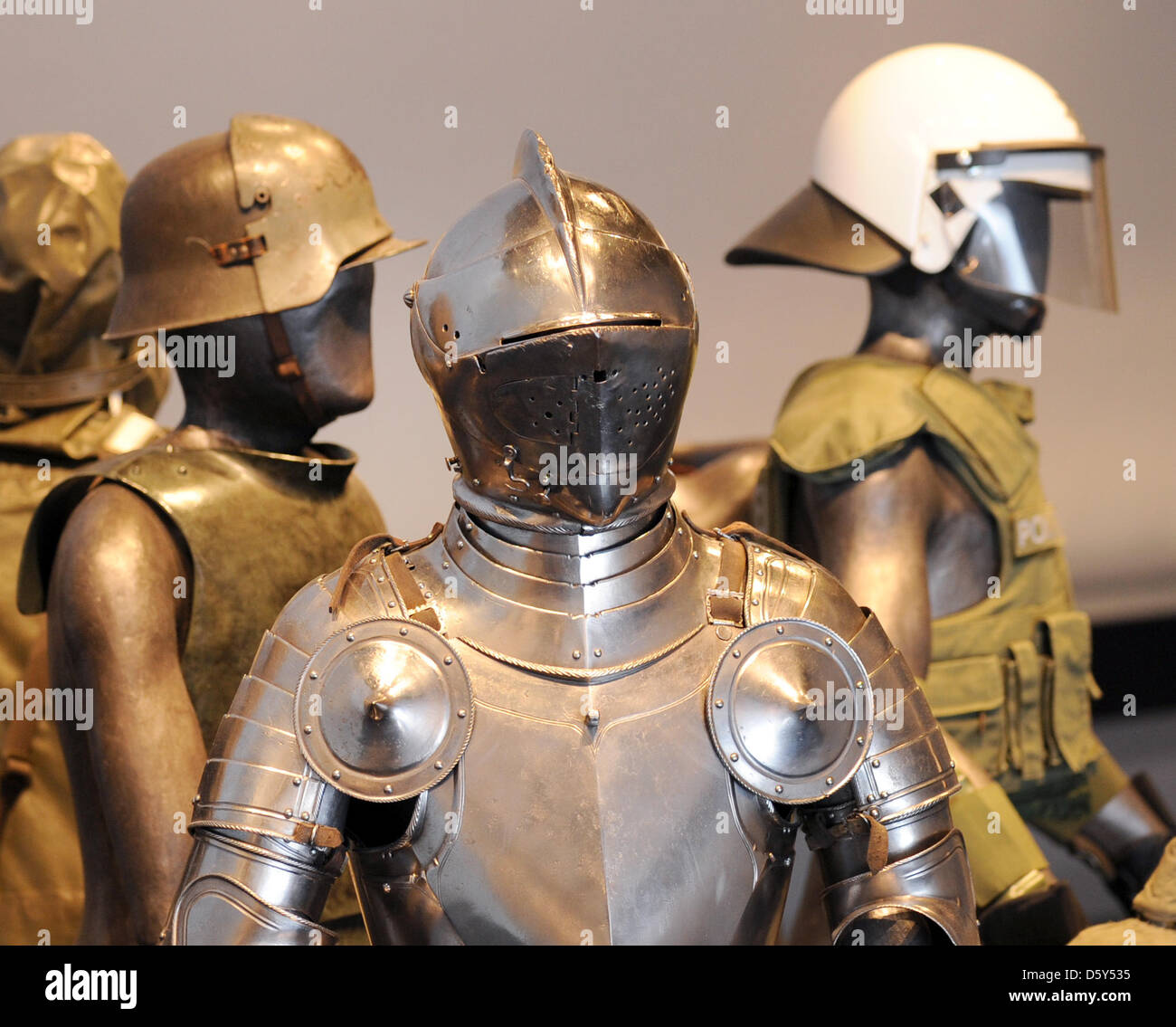 Numerous armors are featured at the Bundeswehr Military History Museum ...