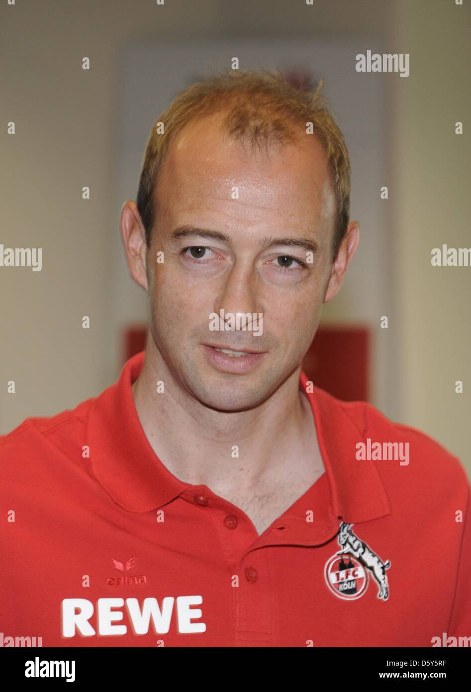 Cologne's professional soccer player Carsten Cullmann attends a press ...