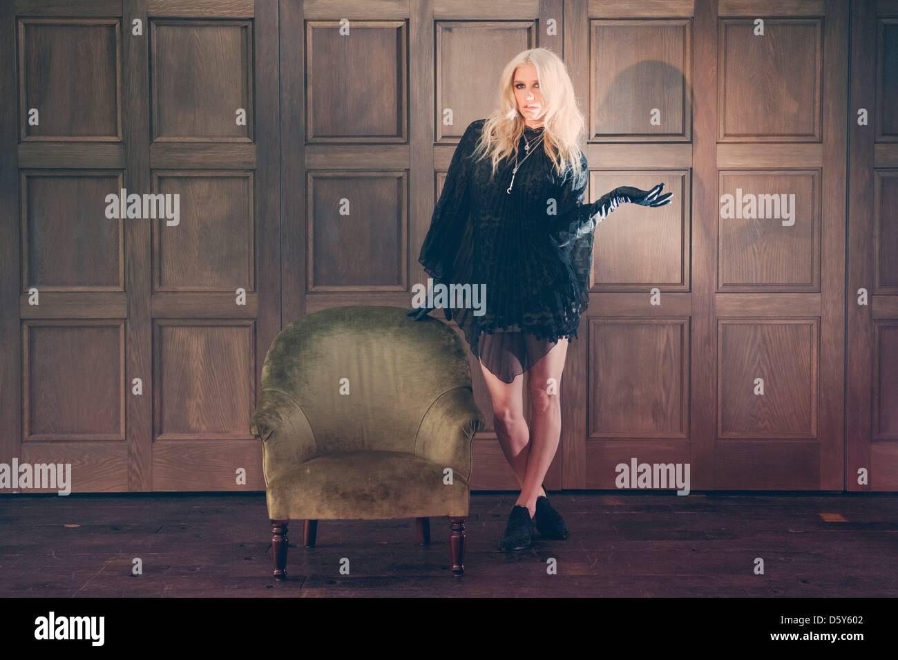 dpa-exclusive: US singer Kesha (Kesha Rose Sebert) poses prior to an ...