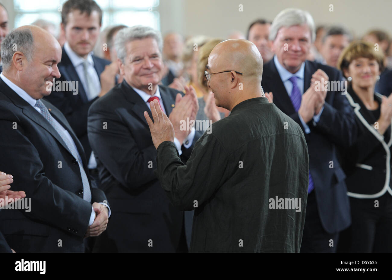 Chinese Author Liao Yiwu C Receives The Peace Prize Of The German Book Trade And Also Applause