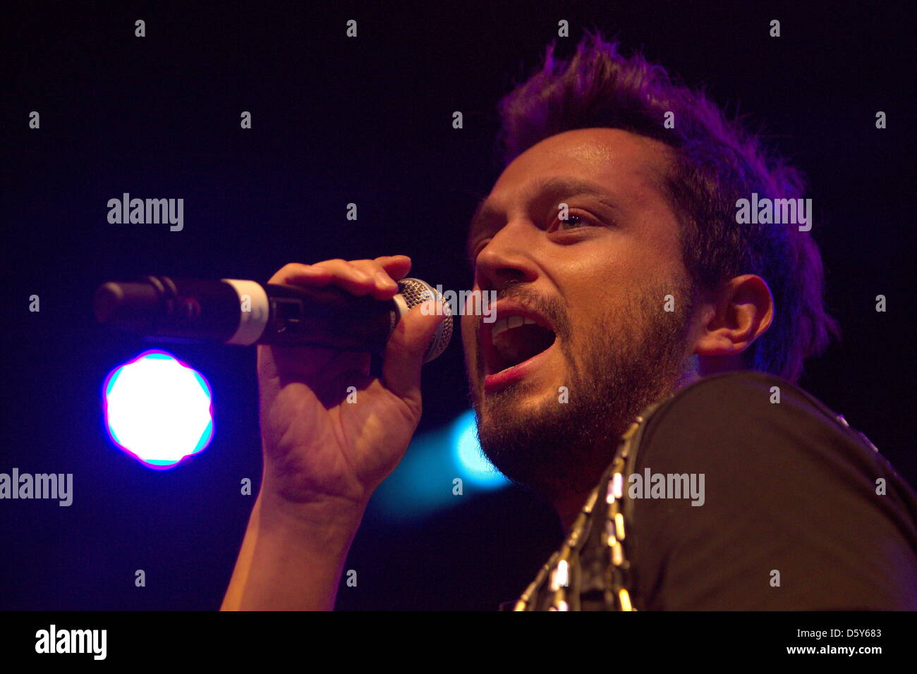 Turkish singer Murat Boz gives a concert at Tempodrom in Berlin ...