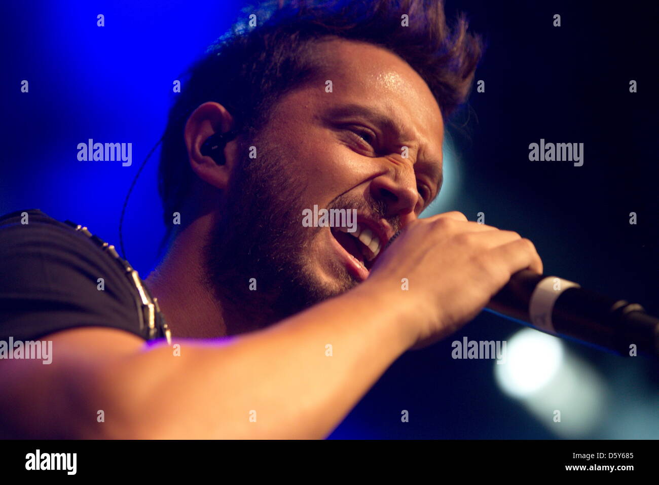 Turkish singer Murat Boz gives a concert at Tempodrom in Berlin ...