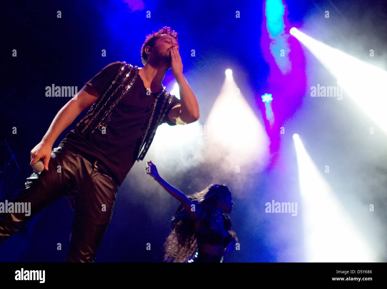 Turkish singer Murat Boz gives a concert at Tempodrom in Berlin ...