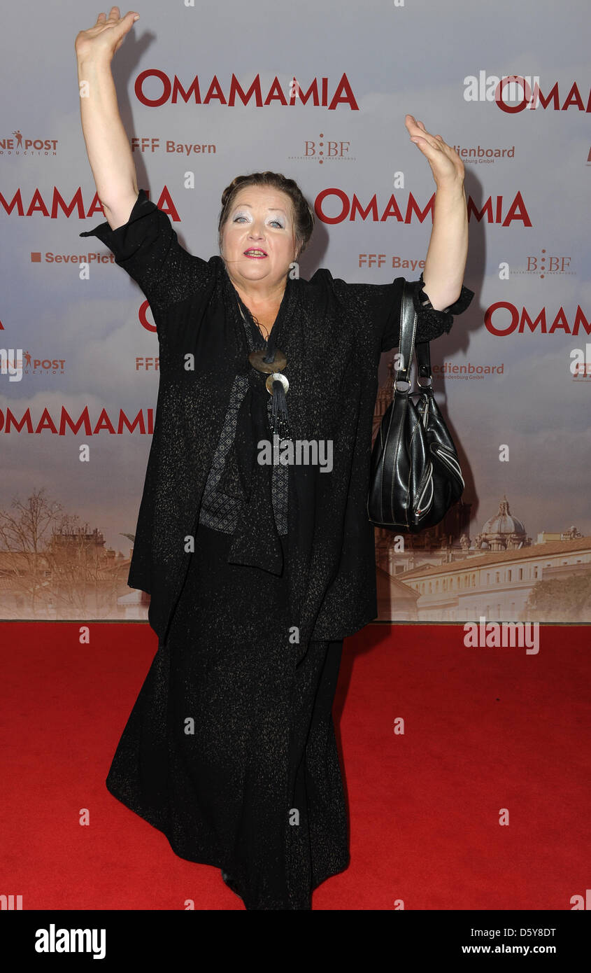 Actress Marianne Saegebrecht arrives at the premiere of the film ...