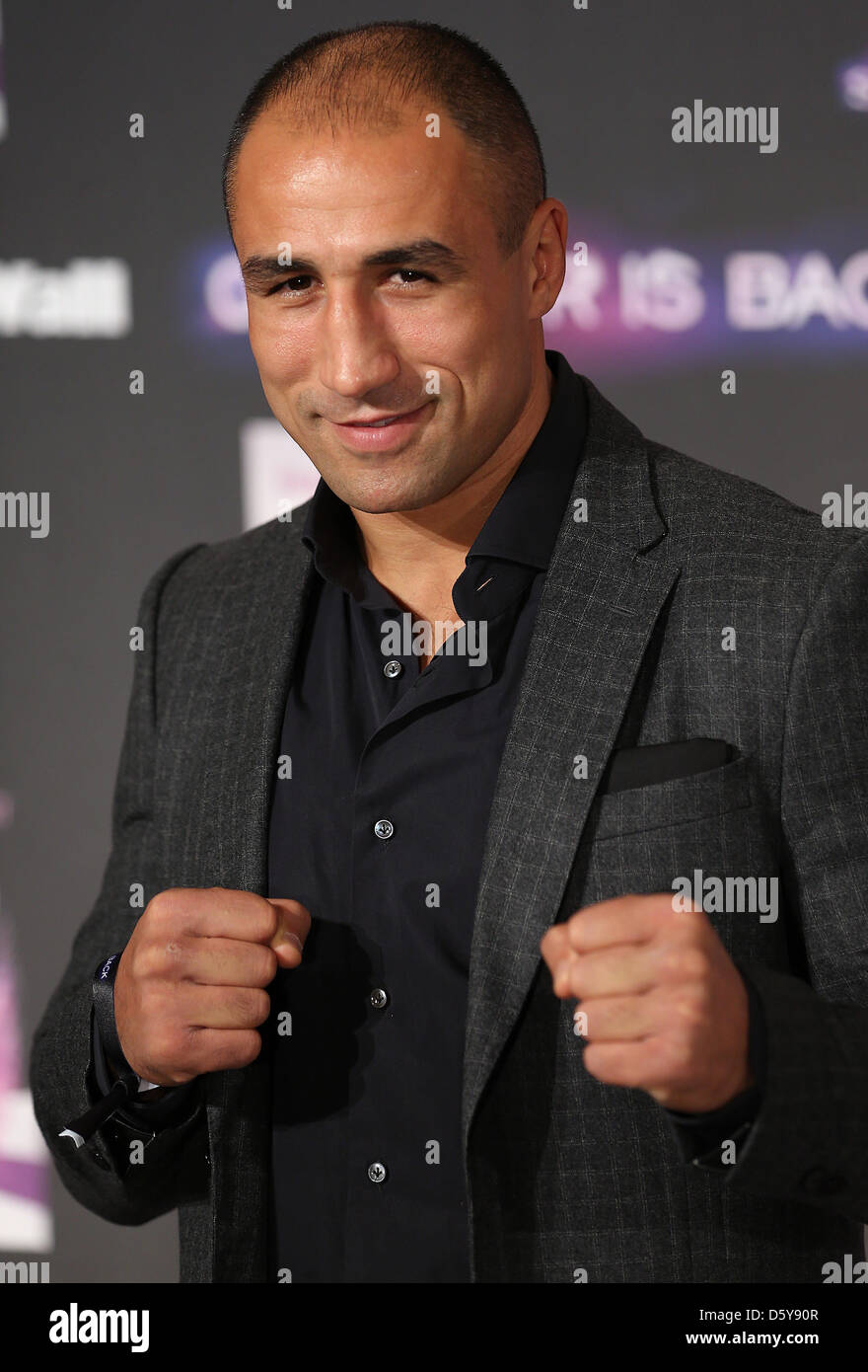 Professional boxer Arthur Abraham arrives for the premiere of the new ...