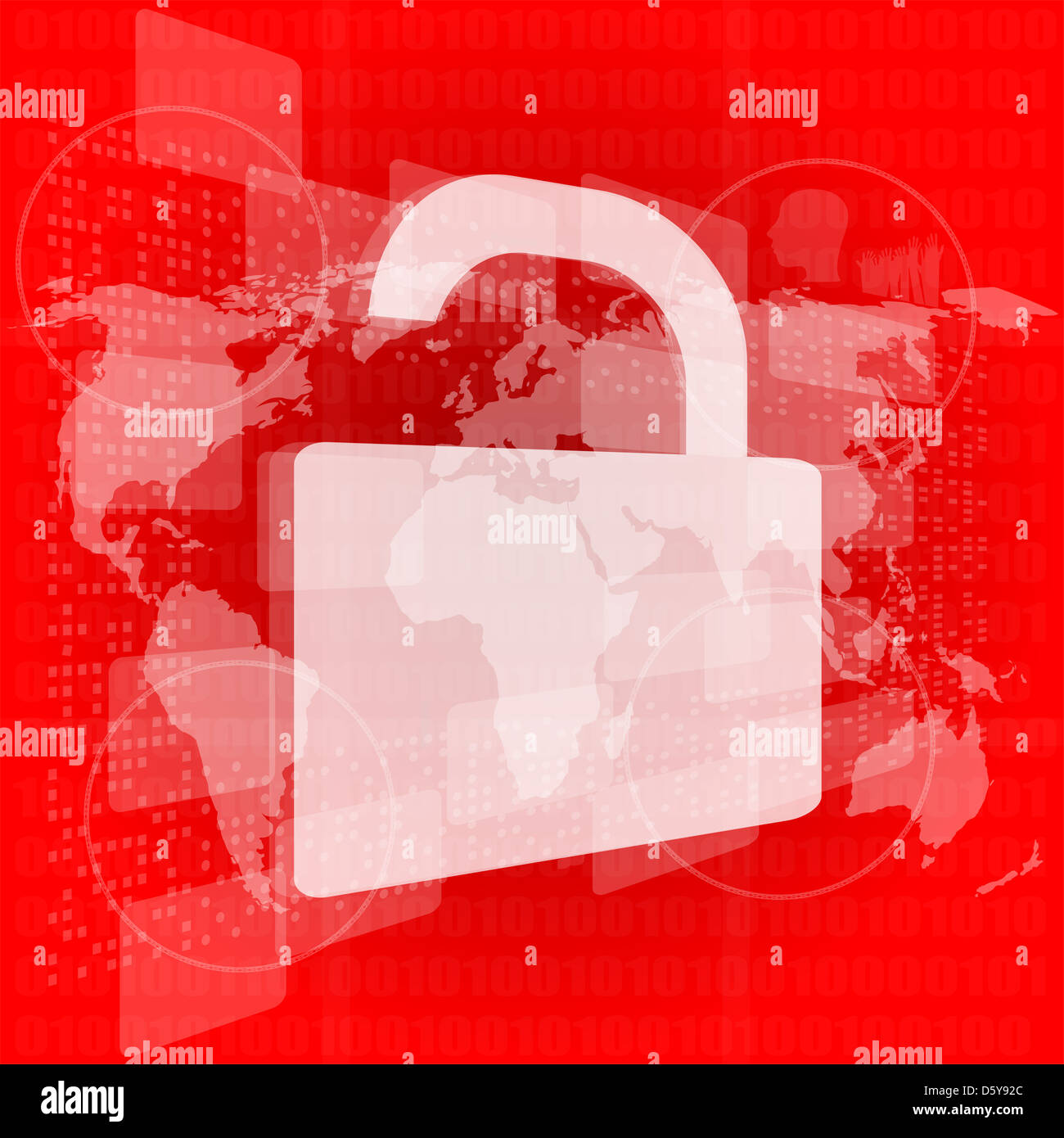 Digital lock screen hi-res stock photography and images - Alamy